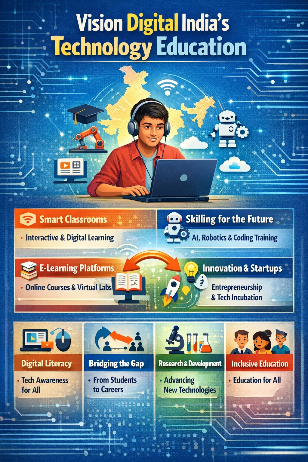 Vision Digital India’s Technology Education 2026 |for Future